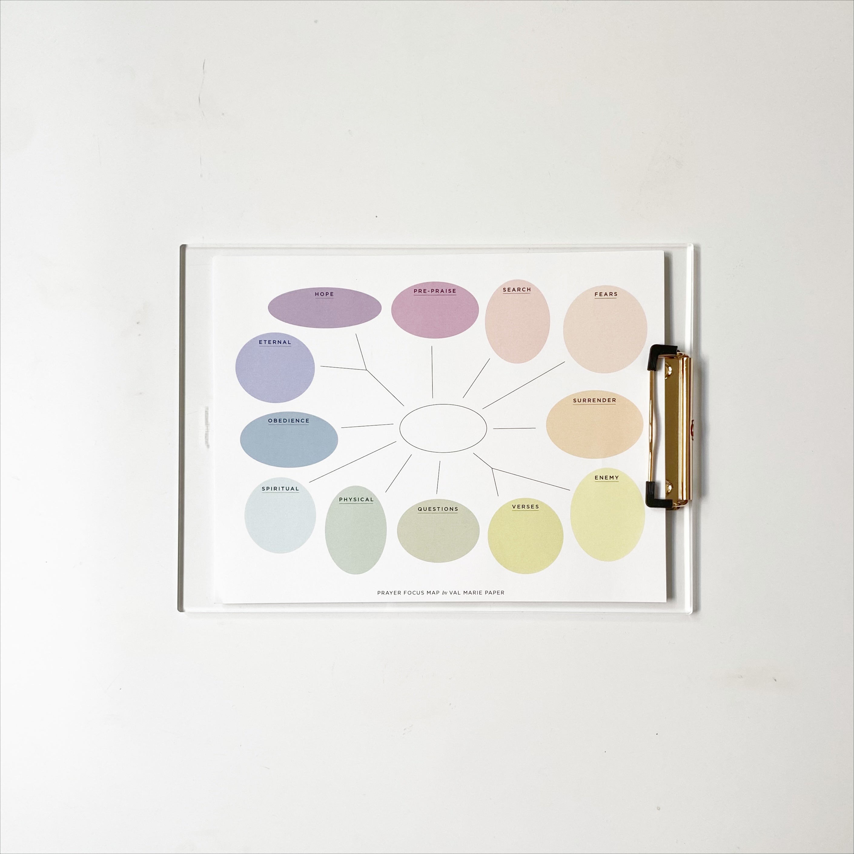 Prayer Focus Map PDF – Val Marie Paper