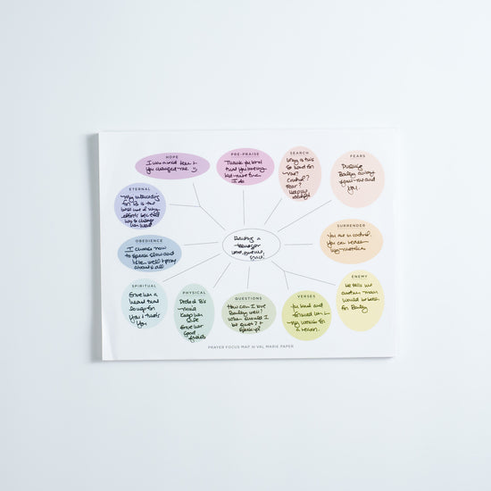 Prayer Focus Map – Val Marie Paper